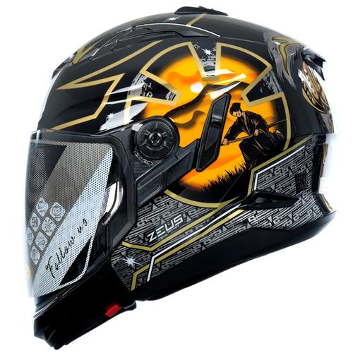 Jual Zeus ZS613C Modular AJ20 Black/Orange - Jakarta Barat - Moto Gear ...