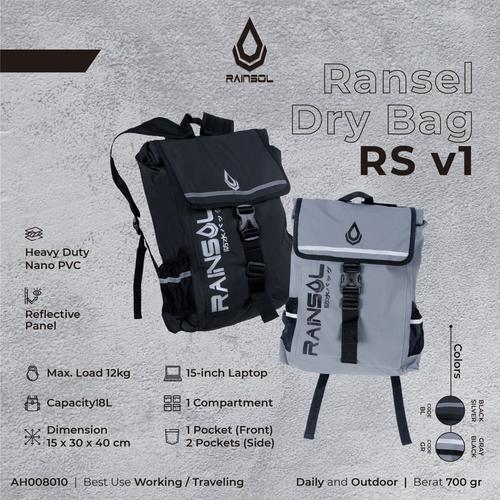 Jual Rainsol Dry Bag RSv1| Ransel | Backpack | Tas Punggung 100% ...