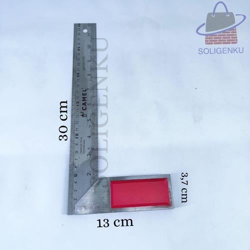 Jual Siku Meter Camel / Siku tukang 12 inch tebal / Siku pengaris Camel ...