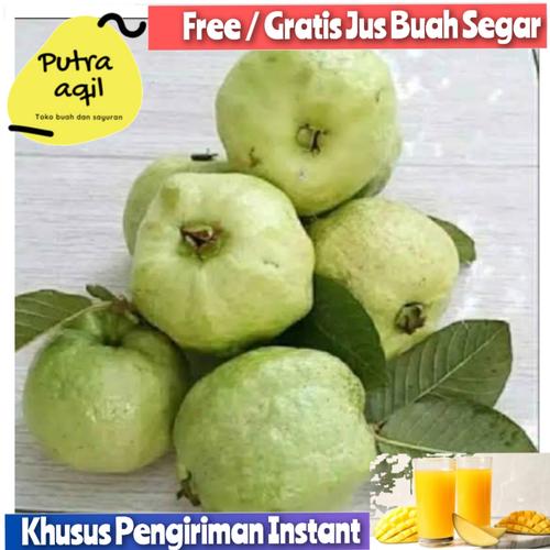 Jual Buah Jambu Kristal Crystal Putih Tanpa Biji Manis Enak Empuk 500gr ...