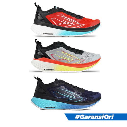 Promo Sepatu Running 910 Geist Ekiden Glide Original - Hitam/Merah, 39 ...