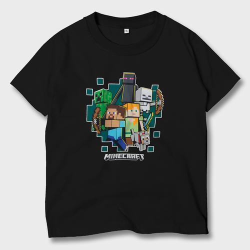 Promo Baju Kaos Anak Game Minecraft Mine Craft Minicraft MCF-10 A ...
