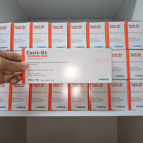 Jual cavit d3 box 100 tablet - Jakarta Timur - Ahmadmedica | Tokopedia