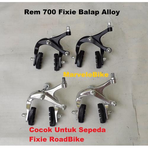 Jual Rem Sepeda Fixie RoadBike Balap 700c Alloy Depan Belakang - Hitam ...
