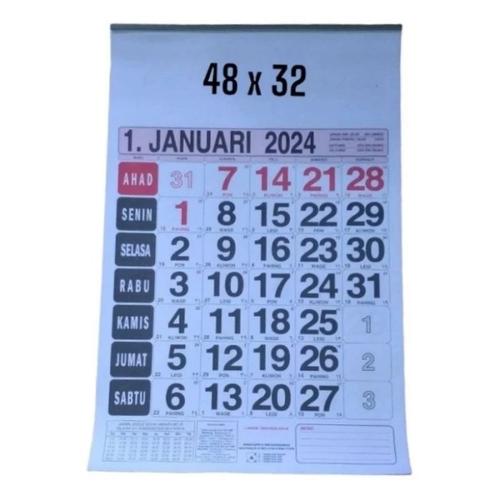 Jual [ GROSIR ] Kalender 2024 polos/ kalender kantor/kalender kerja ...