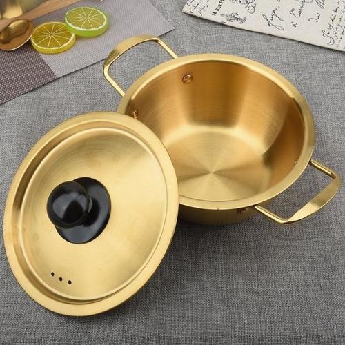 Jual Pakai Panci Ramyun Korea Gold 18Cm / Korean Noodle Ramyeon Pot ...