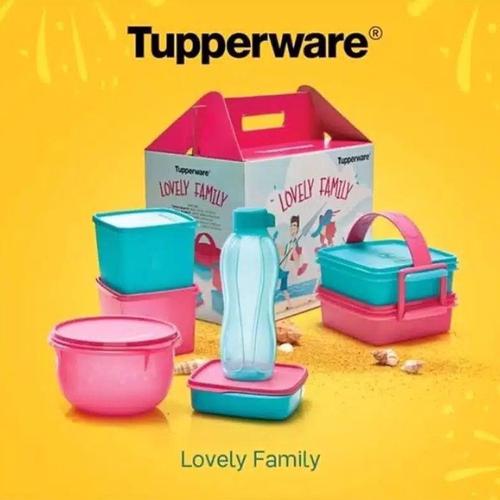 Jual Lovely Family / Paket Tempat Makan Lengkap Tupperware Original ...