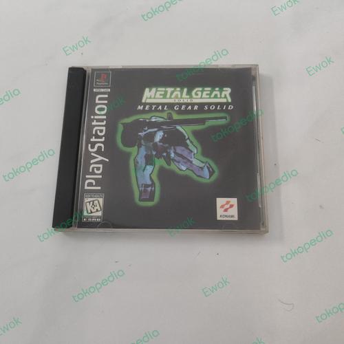 Jual CD PS1 Metal Gear Solid 3CD Kaset PS 1 Metalgear MGS Kopab ...
