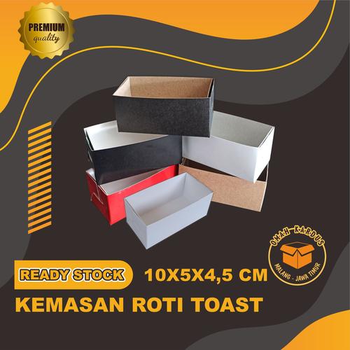 Jual Kemasan roti toast 10x5x4,5 cm | sandwich | box toast | box cake ...