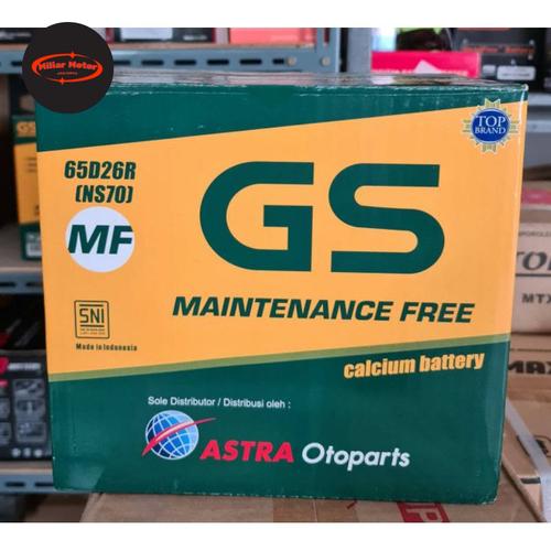 Jual Aki Kering Mobil GS Astra NS70 12V 65Ah 65D26R Kijang LGX - Jakarta Barat - Miliar Motor ...