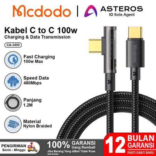 Jual MCDODO Kabel Data Gaming PD Type C To Type C FAST Charging Max ...