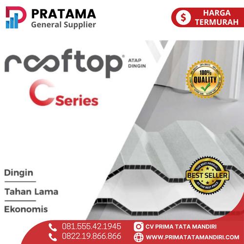 Jual Atap uPVC Rooftop C-Series UPVC Double Layer Doff C-Series Putih ...