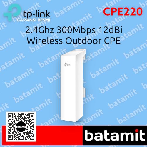 Jual TP-LINK CPE220 2.4GHz 300Mbps 12dBi Outdoor CPE - TPLINK CPE 220 ...