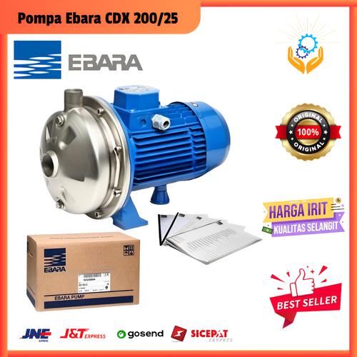 Jual Pompa Air Ebara CDX 200/25 3HP 2,2KW 380V Pompa Booster Centrifugal - Jakarta Barat - SINAR ...
