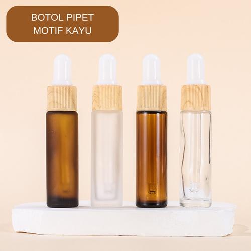 Jual Botol Pipet / dropper Kaca tebal 5ml - 10ml / botol parfum motif ...