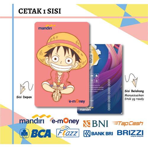 Jual Emoney Mandiri Design Anime One Piece Monkey D. Luffy Soft - 1 ...