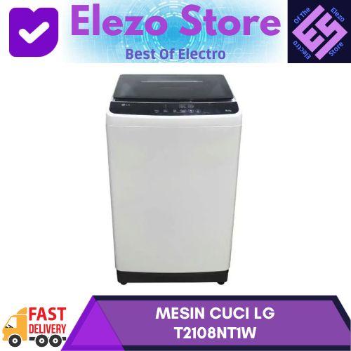 Jual MESIN CUCI LG T2108NT1W TOP LOADING 8KG TURBOWASH SOFT CLOSING ...