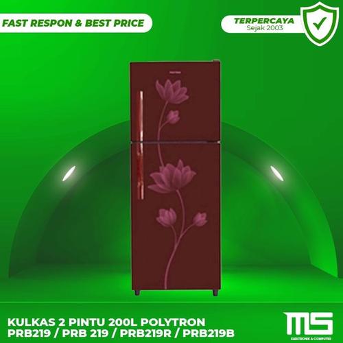 Jual Kulkas 2 Pintu 200L POLYTRON PRB219 / P219 / PRB219R / PRB219B ...