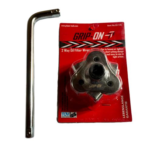 Jual Kunci Filter Oli Two way / 2 Arah Grip On Dan Gagang L 1/2 inch ...