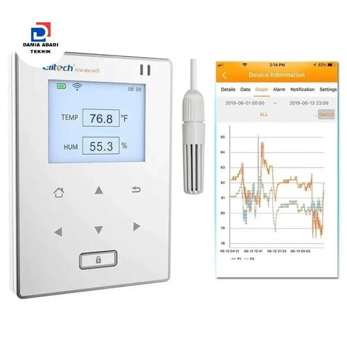 Jual Elitech RCW800 Wi Fi Temperature Humidity Data Logger WiFi RCW 800 ...