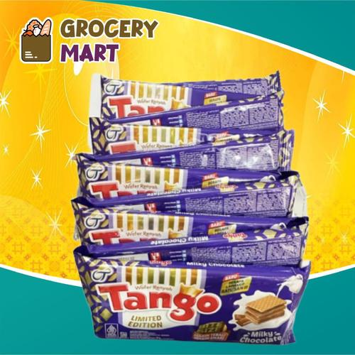 Jual Tango Wafer Renyah Milky Chocolate 16gr isi 10pcs -1 PACK ...