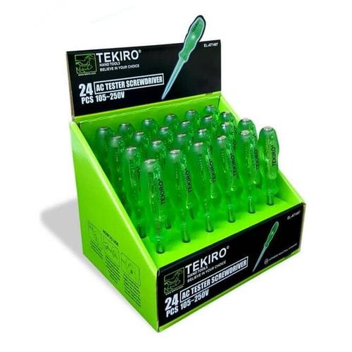 Jual Obeng Tespen TEKIRO listrik test pen AC MURAH BERKUALITAS 100% ...