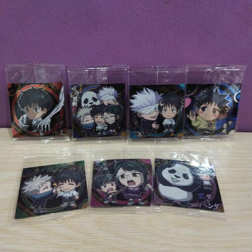 Jual Jujutsu Kaisen 0 Yuuta Rika Gojo Toge Maki Panda Wafer Sticker ...