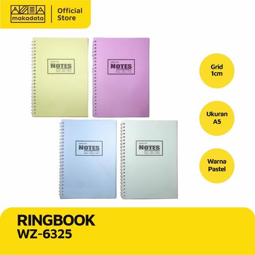 Jual RING BOOK | BUKU SPIRAL | BUKU CATATAN NOTEBOOK A5 WZ-6325 MURAH ...