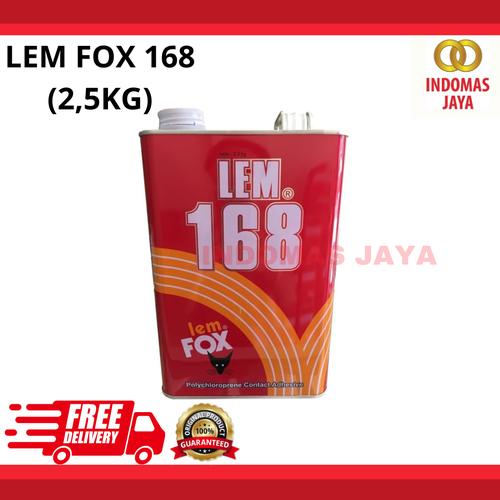 Jual Lem HPL Lem Fox 168 Kuning Galon Kecil 2,5 Kg 2500 gram Lem Fox ...