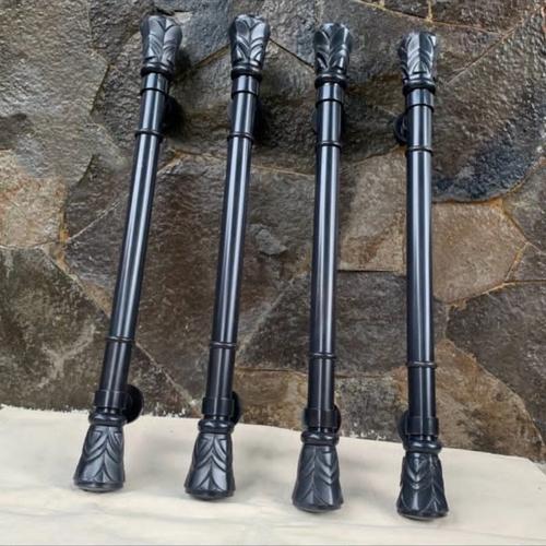 Promo Gagang pintu rumah Asli Kuningan Motif Nanas Hitam Doff 60 cm 4 ...