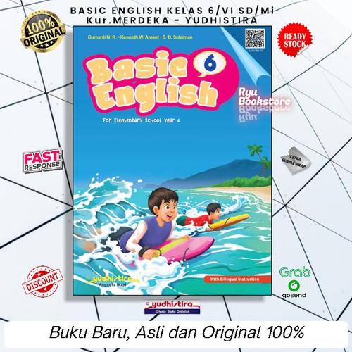Jual Original Basic English Kelas 6 SD Kur.Merdeka - Erlangga - Jakarta ...