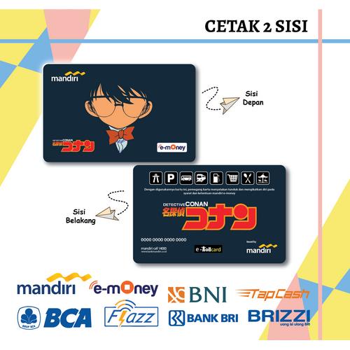 Jual KARTU EMONEY GAMBAR DETECTIVE CONAN MANDIRI BCA BNI BRI - 2 SISI ...