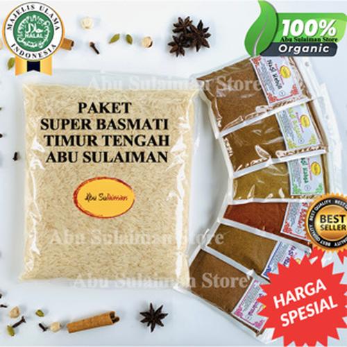 Jual PAKET SUPER BERAS BASMATI 1 KG + BUMBU Kebuli Briyani Kabsah ...