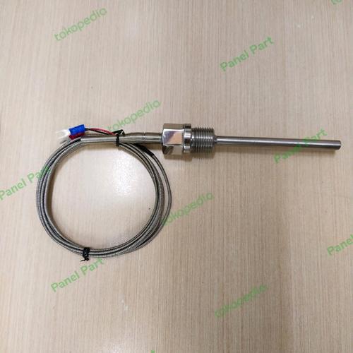 Jual SENSOR PANAS THERMOCOUPLE TCA-1/2"X8X100MM TYPE K ( CA ) KABEL 10M ...