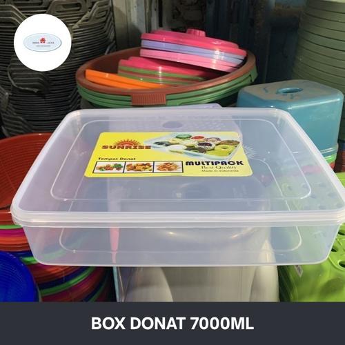 Jual Tempat donat sunrise/donatsu/box kotak donat/tempat penyimpanan ...