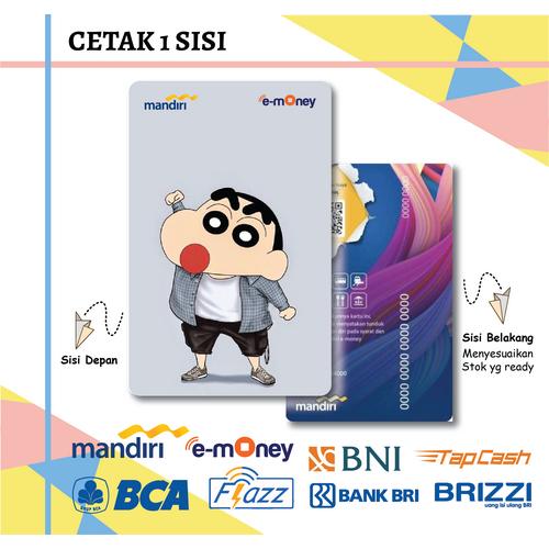 Jual KARTU EMONEY MANDIRI BCA BNI BRI Kartun Crayon Shinchan Cute - 1 ...