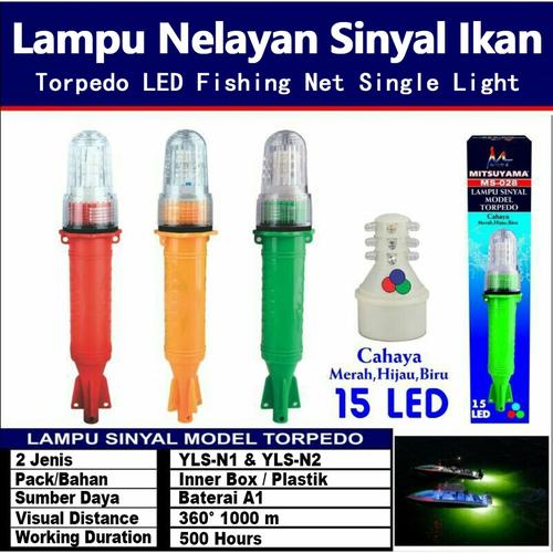 Promo Torpedo LED Fishing Net Single Light - Lampu Nelayan Sinyal Ikan - YLSN2, Putih - Jakarta ...