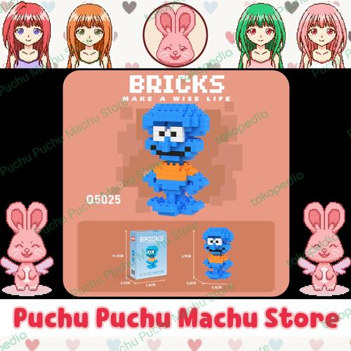 Jual BRICKS Mainan Balok Susun SQUIDWARD Nano Block Brick Blocks ...