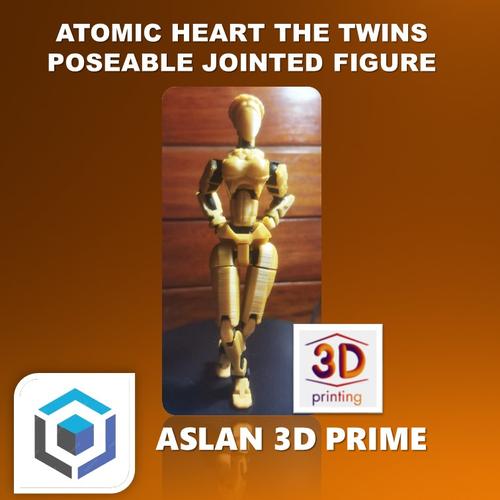 Jual ATOMIC HEART THE TWINS DUMMY 13 POSEABLE FIGURE Custom Color 3D PrintTITAN 13 T13 Mainan ...