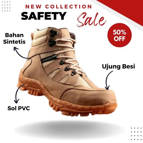 Jual Sepatu Safety/ Safety Boots /Sepatu Crocodile Armour Tali - Orange ...