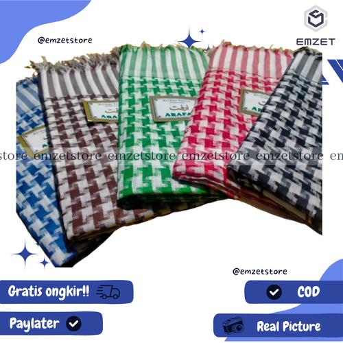 Jual SORBAN ARAFAT JAGUNG SORBAN HAJI MURAH SORBAN ARAFAT WARNA PREMIUM ...