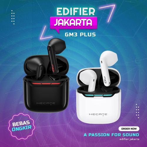 Jual TWS Edifier GM3 Plus Hecate Gaming Earphone Bluetooth 5.3 400 mAh - Putih - Jakarta Barat ...