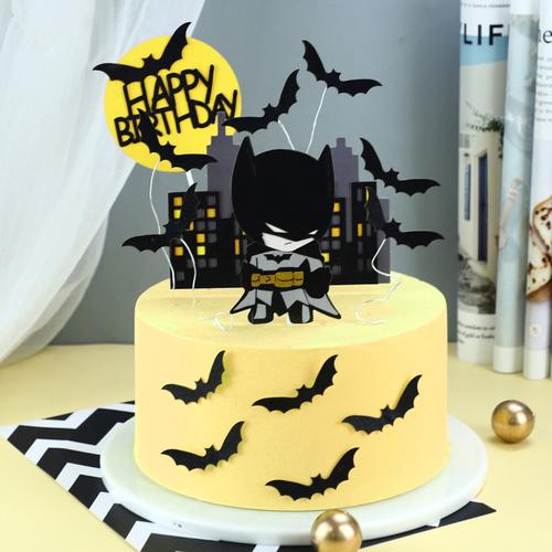 Promo Topper Batman Karton Kelelawar Tulisan happy birthday / Topper ...