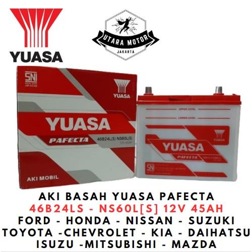 Jual YUASA Aki Basah Mobil Pafecta 46B24LS NS60LS 12V 45Ah Honda Toyota NEW - Jakarta Barat ...