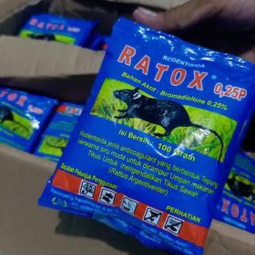 Jual RATOX 0.25P - Rodentisida Pembasmi Dan Pengendali Hama Tikus ...