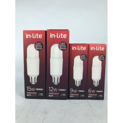 Jual INLITE LAMPU LED STICK 6W 8W 12W 15W E27 SNI ORIGINAL IN-LITE ...