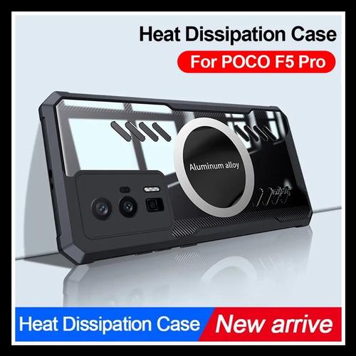 Jual Xiaomi Poco F5 Pro 5G Cooling Magnetic Original Hard Case Soft ...