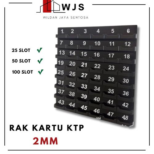 Promo TEMPAT RAK KTP / HOLDER PENYIMPAN KARTU / RACK CARD HOLDER ...