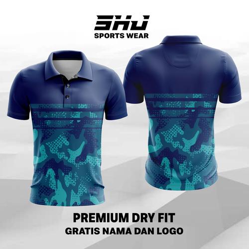Jual Baju Kaos Jersey Tenis Golf Seragam Olahraga Design Custom Dry Fit ...