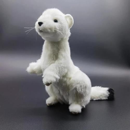 Jual New Ferret High Fidelity Cute Mink Stoat Plush Toys Lifelike ...